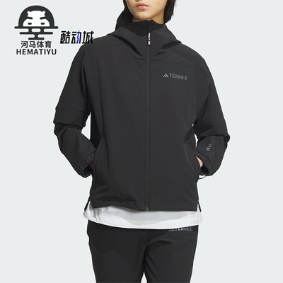 阿迪达斯女士宽松运动外套