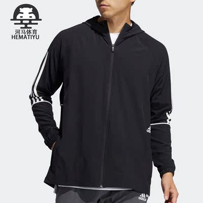 阿迪达斯正品休闲男子运动外套