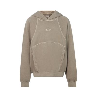 秋冬款运动风长袖套头连帽上衣