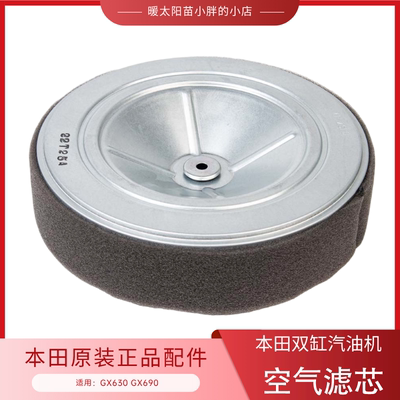 【暖太阳苗小胖】本田双缸汽油机GX630 GX690空气滤芯