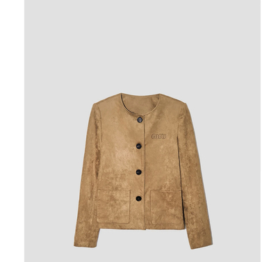 FOREVERCAN“曼城往事”m!u24S复古感短款夹克外套 SC20849