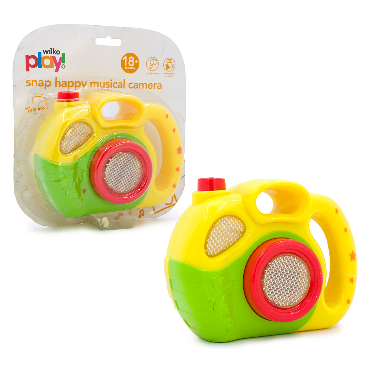 Wilko Play Musical Camera声光音乐仿真照相机儿童过家家玩具_虎窝淘