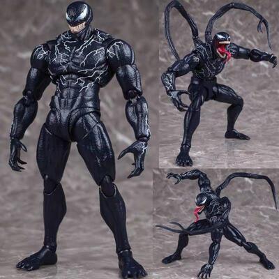 毒液3最后一舞电影手办Venom屠杀蜘蛛侠共生体SHF可动模型玩具