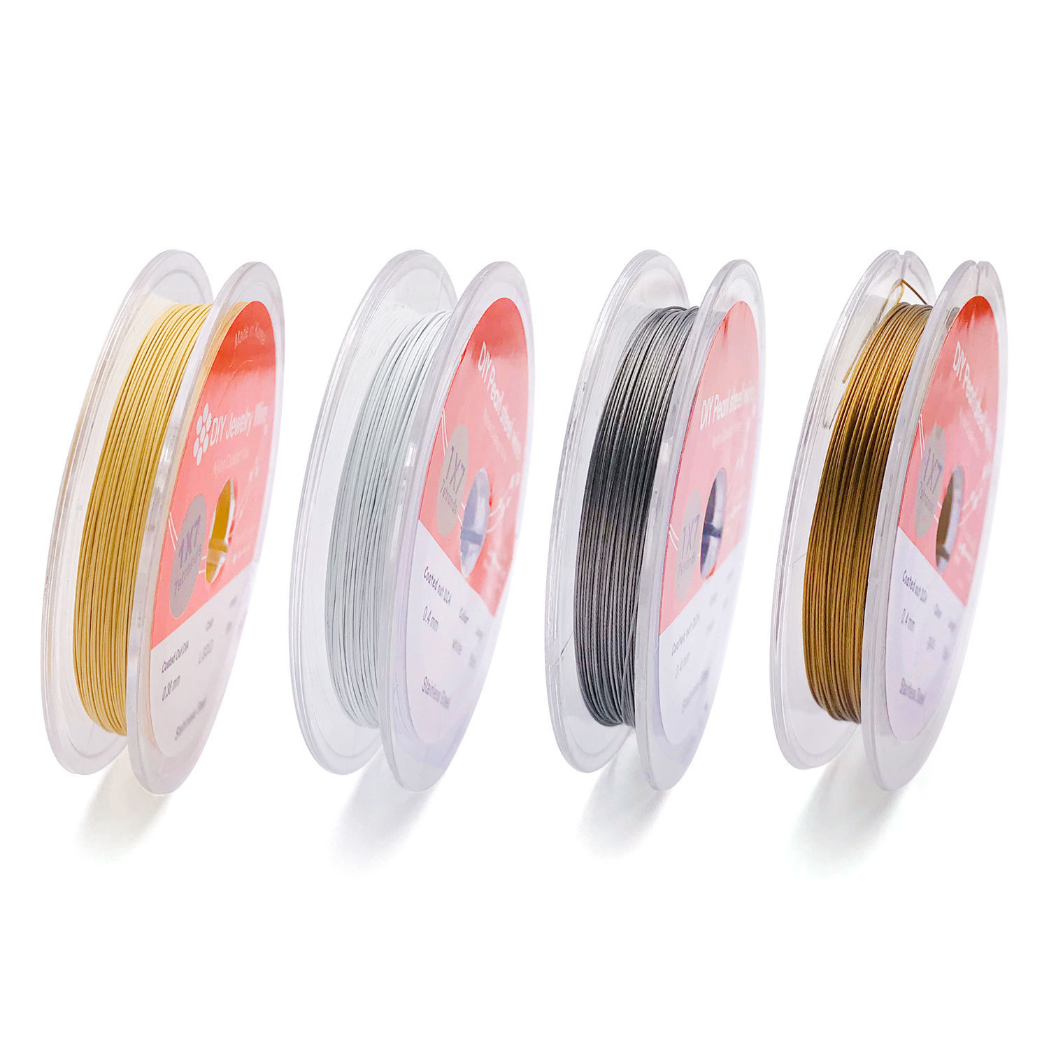 DIY串珠穿线金丝软线钢丝线手工手链珍珠项链珠宝线饰品合金配件