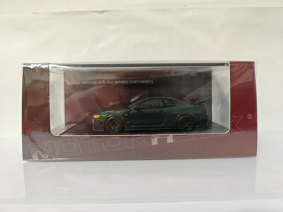 MH MOTORHELIX 1:64 尼桑NISSAN R34 GTR 本田S2000仿真合金车模