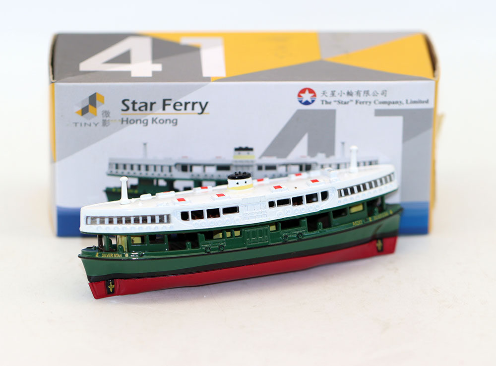 TINY 41微影玩具 香港天星小轮 银星号维港游船渡海轮船模型怀旧