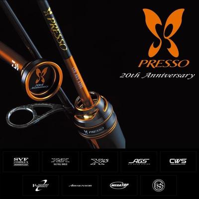 DAIWA达亿瓦 蝴蝶 PRESSO LTD AGS 20th周年纪念款微物路亚竿