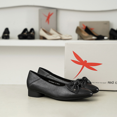 红蜻蜓2025新款蝴蝶结玛丽珍单鞋
