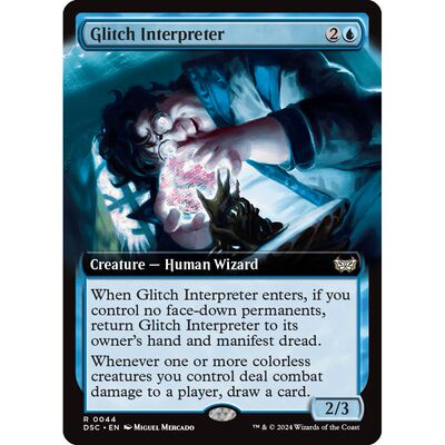 DSC 44 花斑解读师 Glitch Interpreter 万智牌 闪 R 扩画