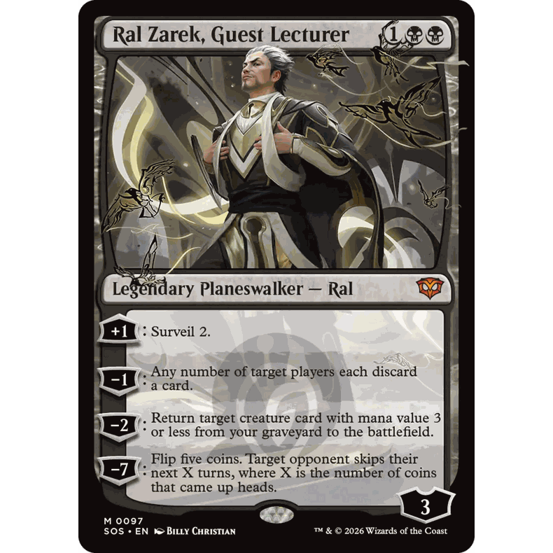 SOS 97 客座讲师拉尔查雷克Ral Zarek,Guest Lecturer万智牌 闪 M