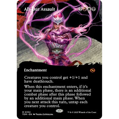【聚点】万智牌 TDM 352 全军突袭 All-Out Assault M 闪 异画