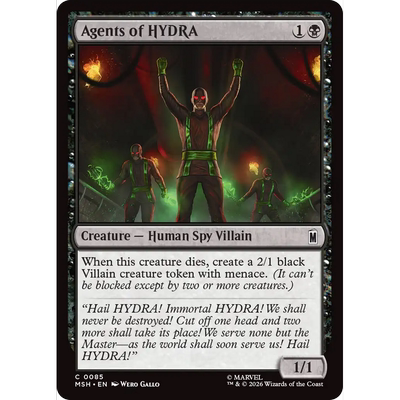 MSH 85 九头蛇特工 Agents of HYDRA 万智牌 闪 C