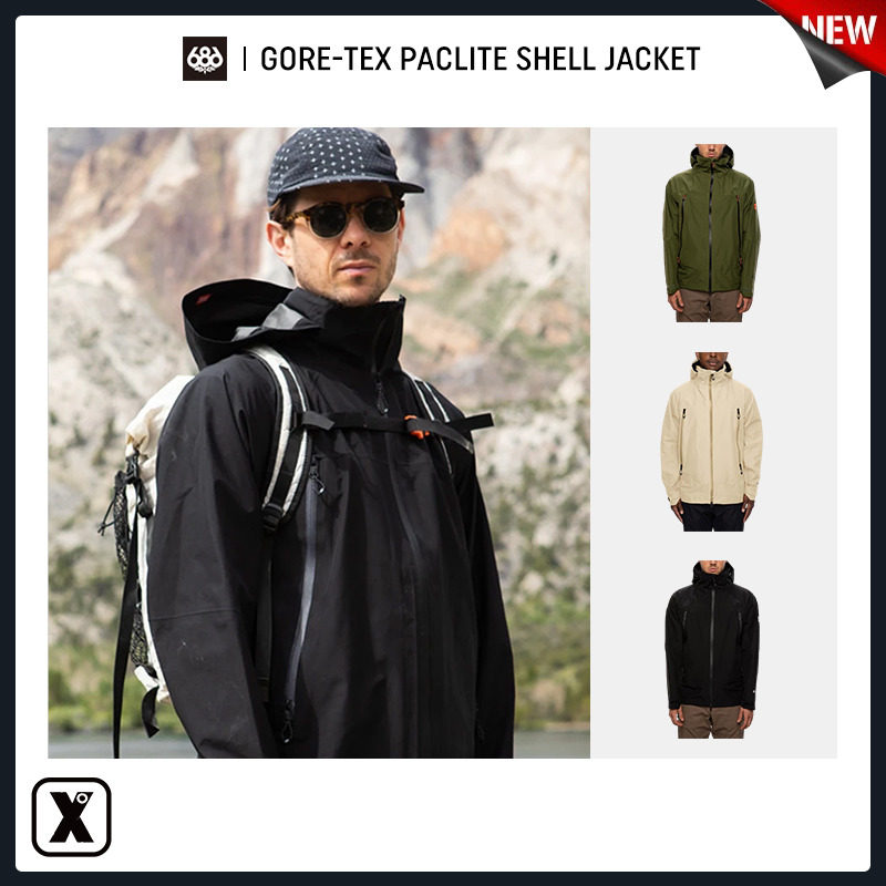 易毒[EXDO]W24新品 686户外冲锋衣防水防风夹克GORE-TEX PACLITE_虎窝淘