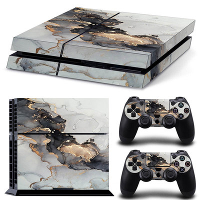 ps4贴纸配件游戏机木纹迷彩多款