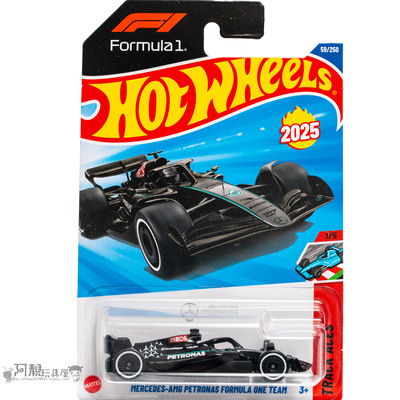 2025J-59号 MERCEDES-AMG FORMULA ONE TEAM 梅奔F1黑色风火轮