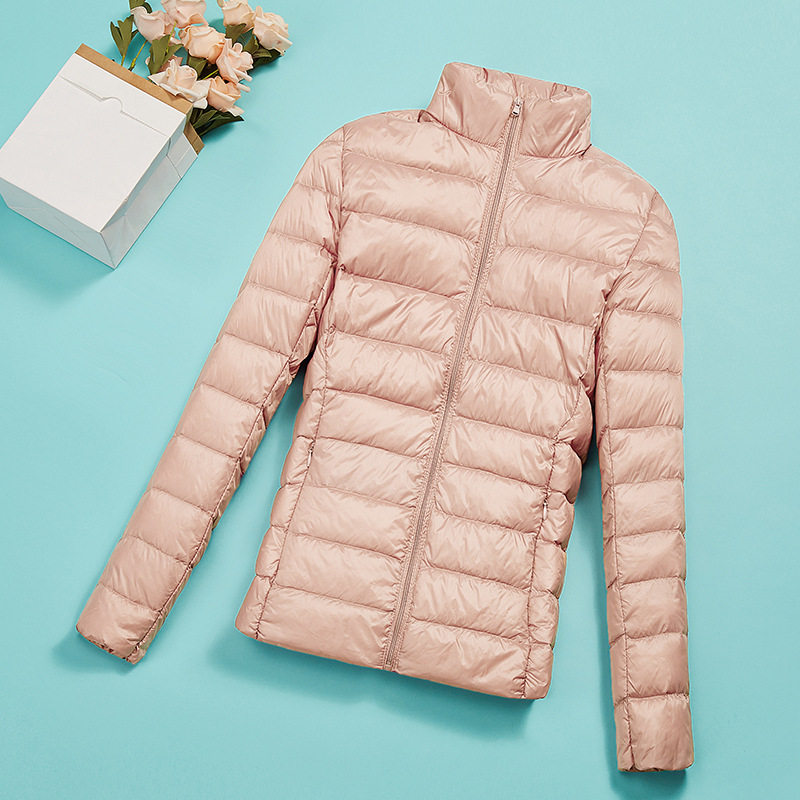 唯品会特卖断码清仓特价处理轻薄白鸭绒羽绒服女装品牌正品春秋冬