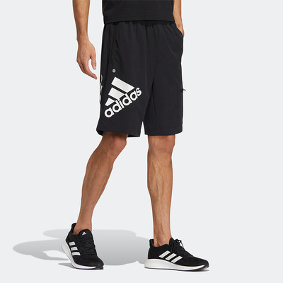 Adidas/阿迪达斯正品夏新款透气梭织男子运动休闲短裤 HE7417