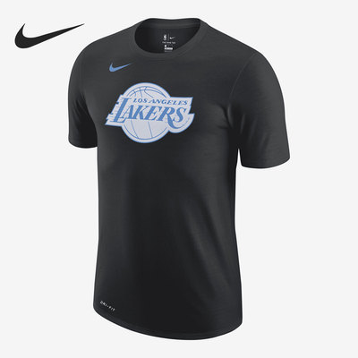 耐克男子湖人队篮球短袖运动T恤