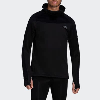 阿迪达斯男子跑步连帽衫