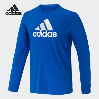 阿迪达斯正品运动休闲圆领长袖