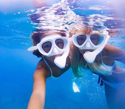 可更换镜框浮潜深潜面镜