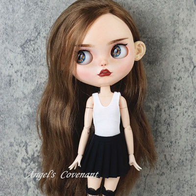 blythe小布百褶短裙小布套装