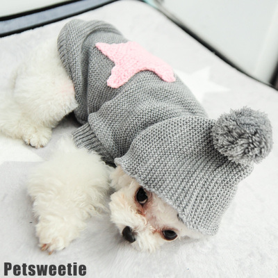 星星毛衣宠物衣服小狗针织衫