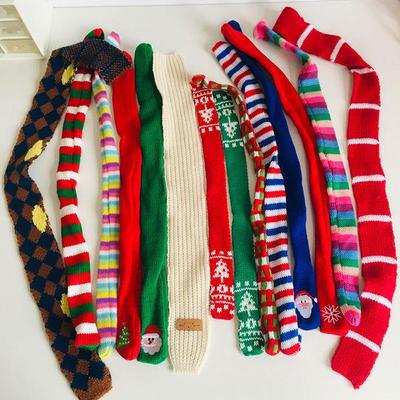 20cm小熊围巾毛线针织棉花娃娃