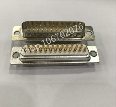 DB9 15 25 26 37 44 50 62 78PIN 公头 母头 车针镀金3U金 焊线式