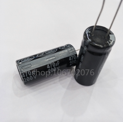 电解电容 200V470uF 200V 470UF 体积18*40 直插电解电容器