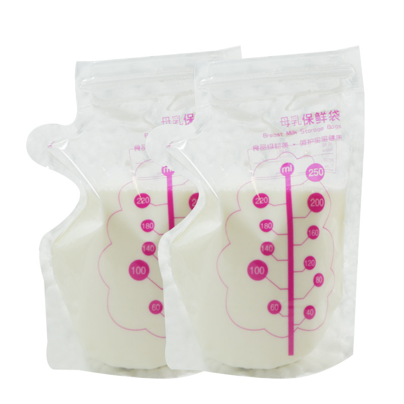 小两口 母乳保鲜袋储存袋一次性存奶袋冷冻装奶250ML30片孕妇产后