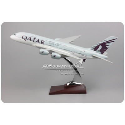 卡塔尔航空空客A380飞机模型摆件