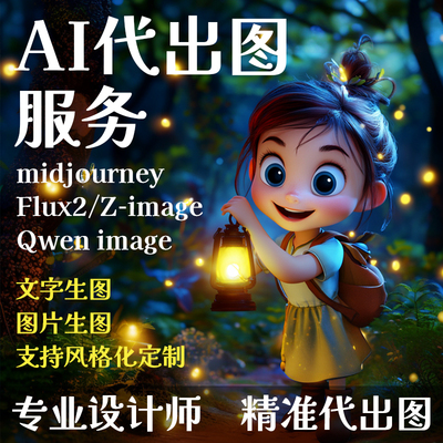 ai绘图mj代出图sd代画绘画生成图片香蕉2nano banana pro工作流
