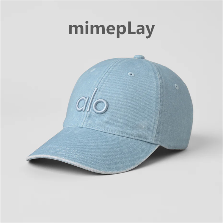 Alo Yoga Washed Off-Duty Cap男女复古水洗棒球弯沿帽