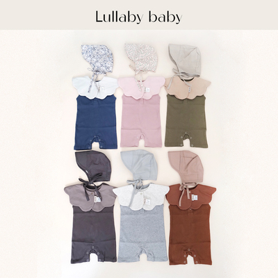 lullabybaby婴儿包屁衣夏季爬服
