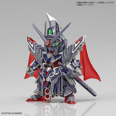 模动魂合金着色万代 SD 世界英雄传 SDW 凯撒 传说高达 拼装