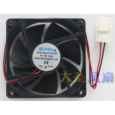RUNDA润达双滚珠散热风扇直流