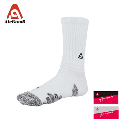 AIRBOMB爱博透气防滑高筒舒适美式运动精英篮球袜高帮袜子防滑袜