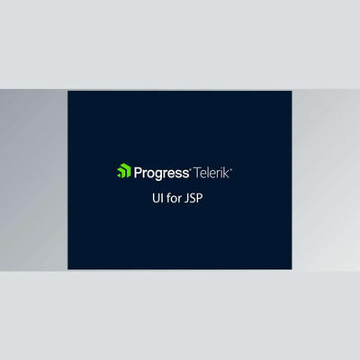 Progress Telerik UI for JSP 2023 R1 v2023.1.117 永久