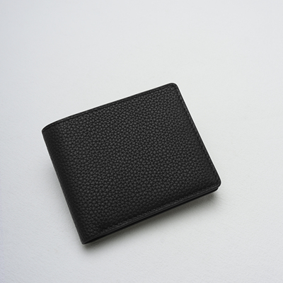 聚变手工皮具头层牛皮经典短钱包