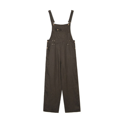 SX0T0002气质感小个子减龄长裤子背带休闲裤女4.13春