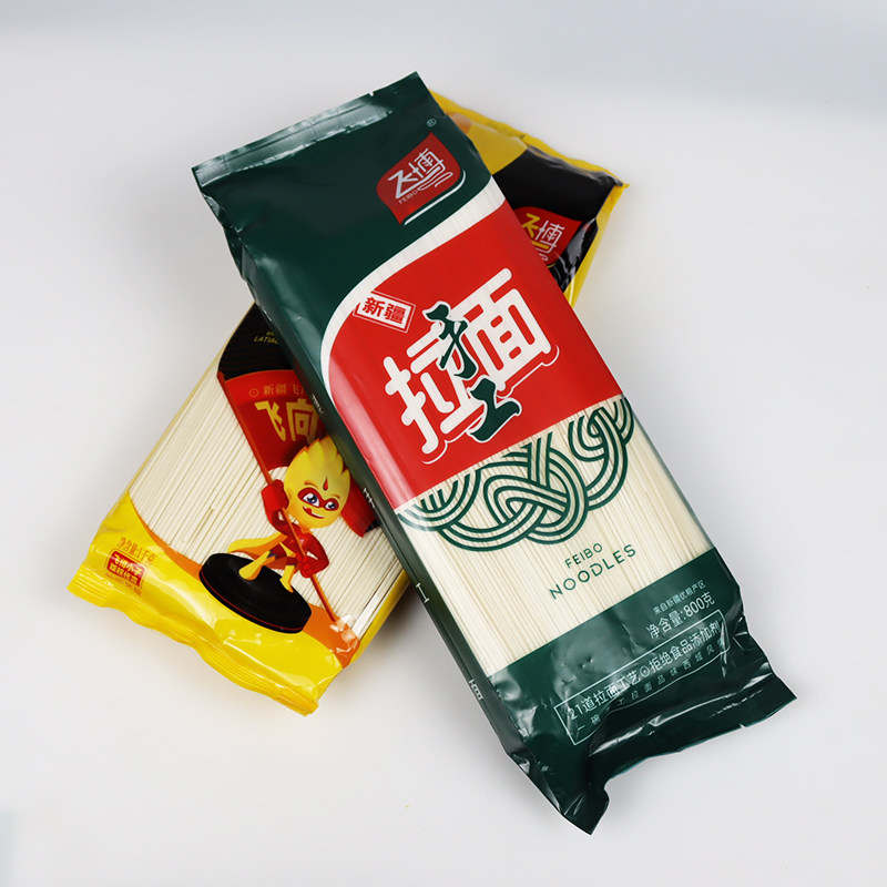 飞博新疆拉条子手工挂面袋装细条型圆面无料包面条