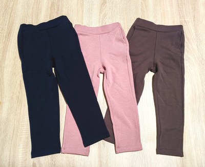 0553 特价 100 110 120 130 140 150 160cm 秋冬加绒 男女童长裤