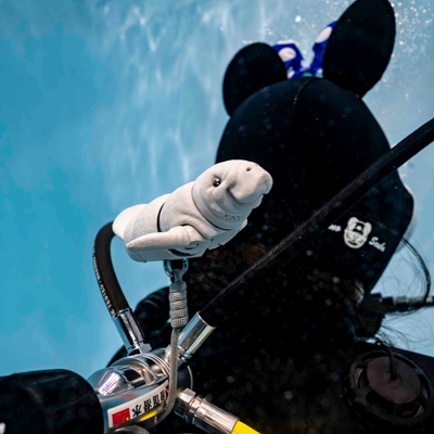 Kinno科诺海洋生物潜水搭档水下跟屁虫个性装饰日常挂件钥匙扣