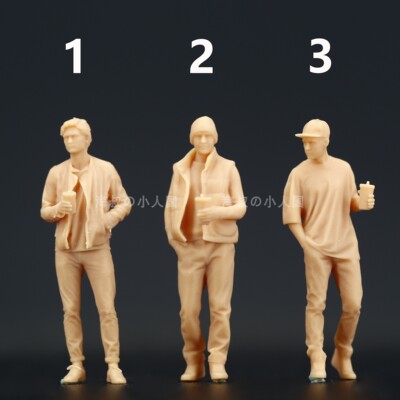 164手办143微缩1/87沙盘小人