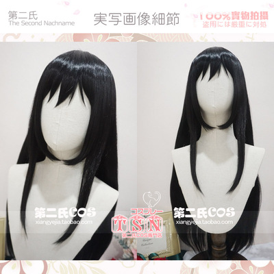 第二氏  佳爱琉  ID:INVADED 异度侵入 黑发少女COS假发w69