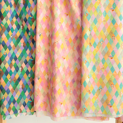 松浦轻薄60支纯棉卡通上衣连衣裙