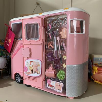 原1199元全新原装箱正版偶季马车过家家房车马术玩具女孩礼物