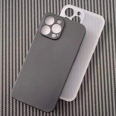 苹果13系列磨砂硅胶简约实黑透明