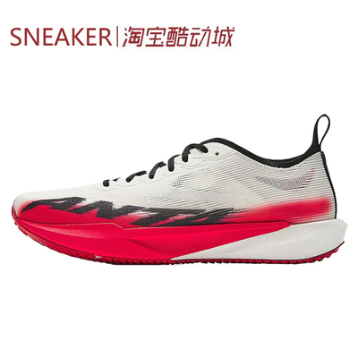 #Anta 安踏  塑胶先锋SPEED 低帮 跑步鞋 男款 白红 912545570-4